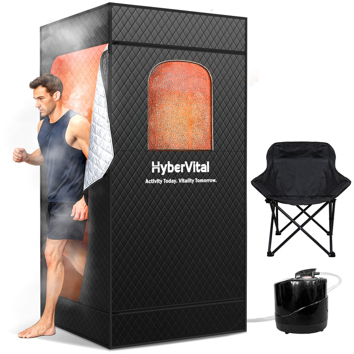 HyberVital Portable Home Steam Sauna Box